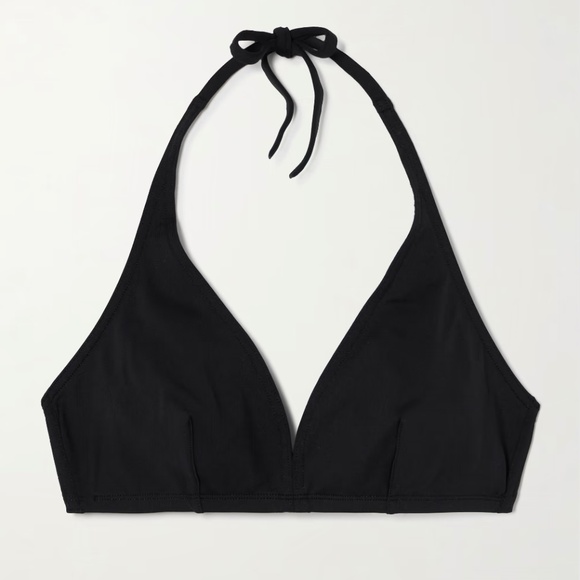 Eres | Swim | Eres Les Essentials Black Bikini Top Halter Tie Gang ...